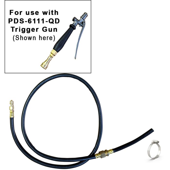 NPD PDS-125-11-QD-E Complete Output Hose Assembly for Boss Eliminator ...